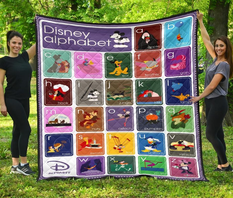 Disney Characters, Disney Alphabet Blanket - Hot Sale 2024