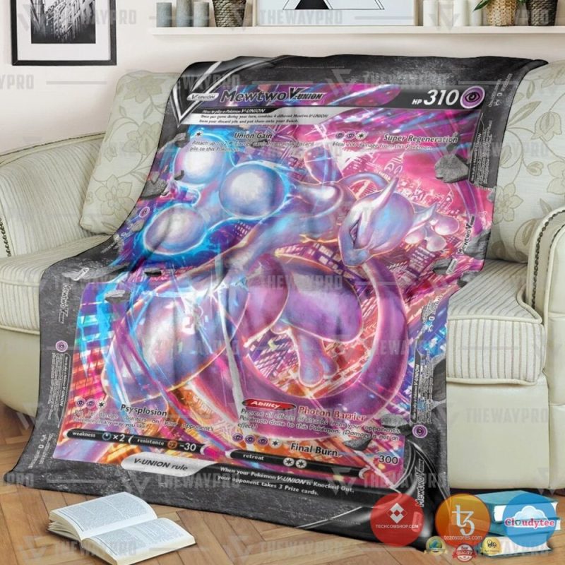 Pokemon Mewtwo V Union Blanket - Hot Sale 2024